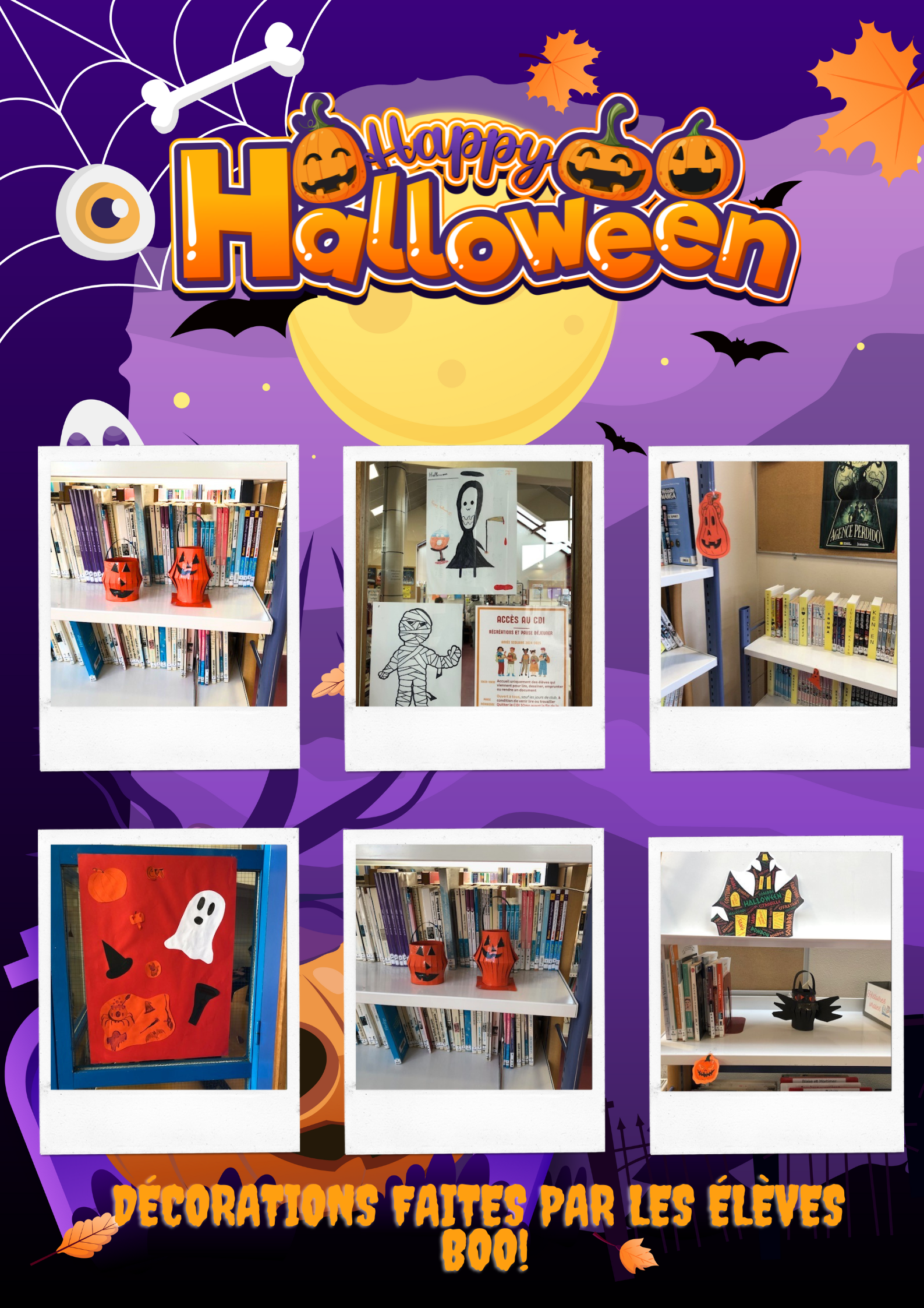 Halloween au CDI - Collège Georges Duhamel