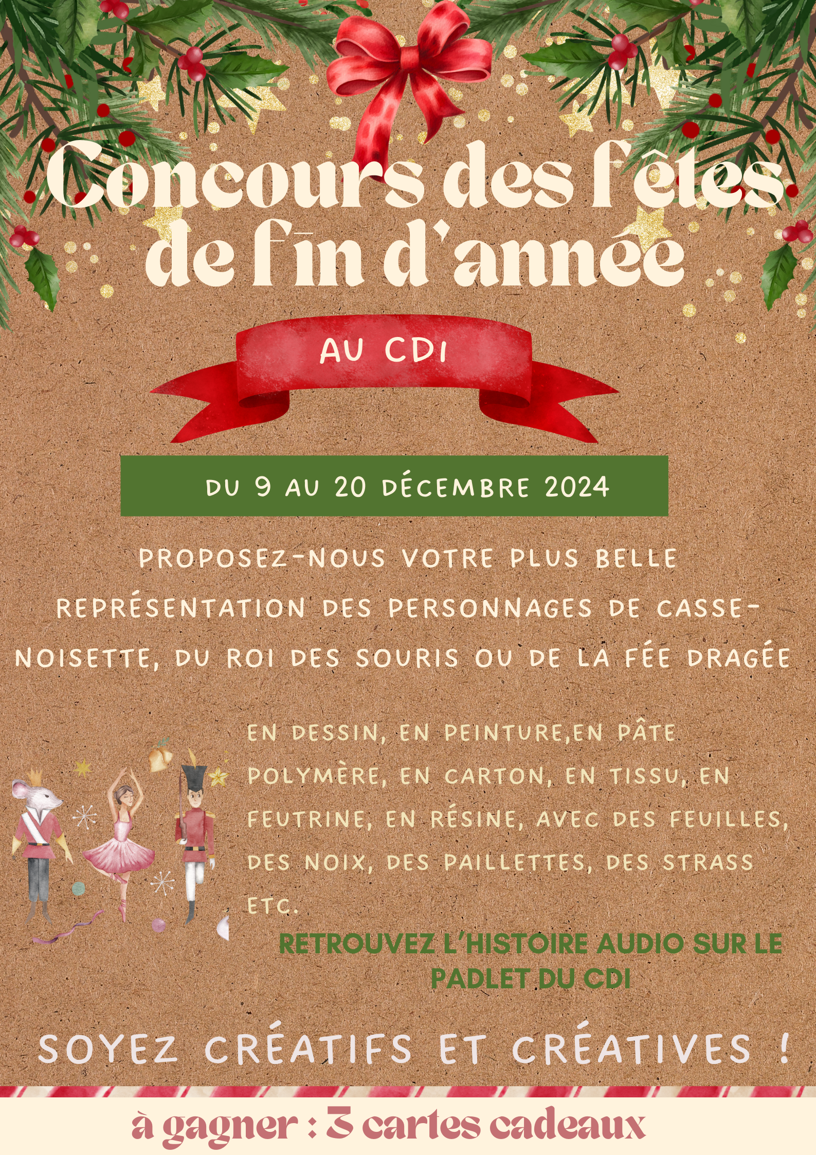 Concours des fêtes de fin d'année - Collège Georges Duhamel